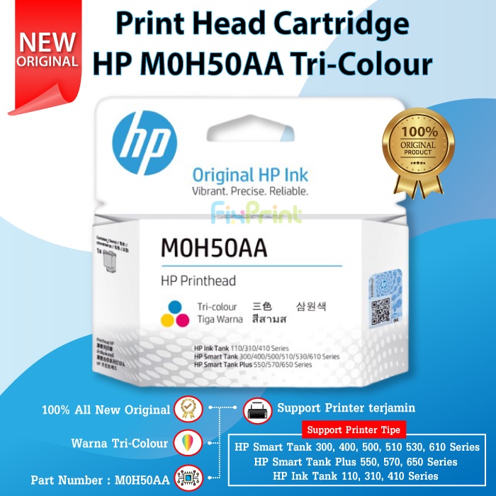 HP Printhead for Smart Tank 500/515-Colour # M0H50AA | Daraz.com.bd