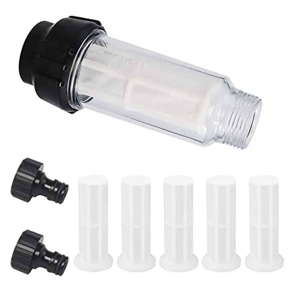 3/4 Inch Water Pre-Filter Water Filter Set with 5 Filter Inserts ...
