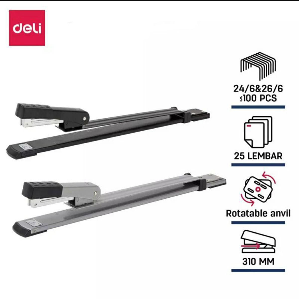 Deli Long Range Stapler 25 Sheets Capacity 0334 Random color | Daraz.com.bd