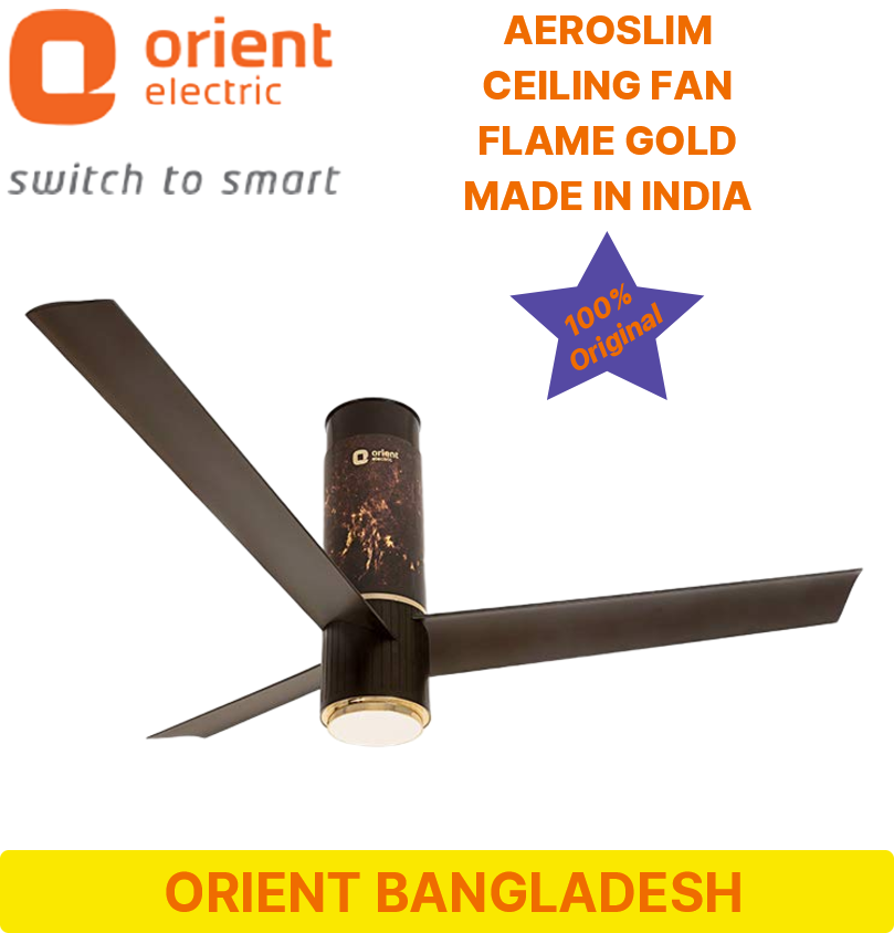 ORIENT AEROSLIM INVERTER CEILING FAN ( Flame Gold) | Daraz.com.bd