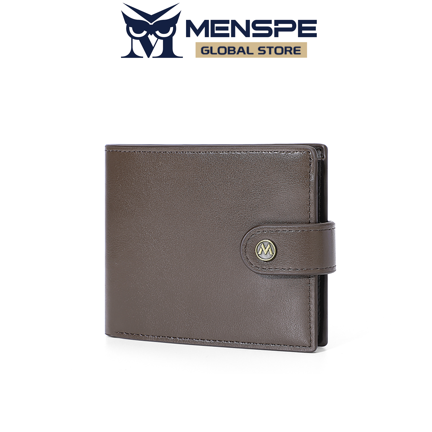 MENSPE Men's Wallet Fashion Short Wallet RFID Anti-Magnetic Wallet ...