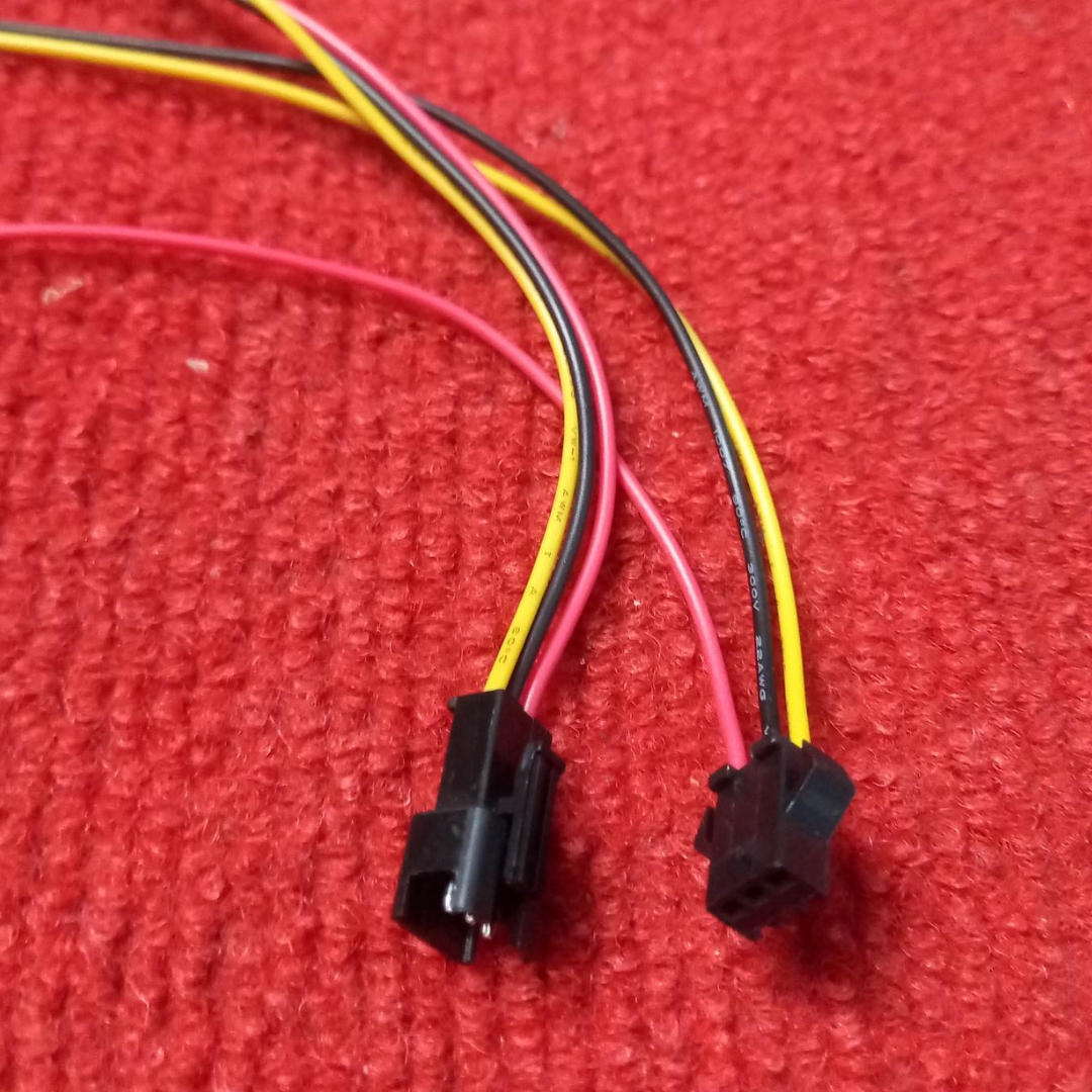 1Pair- 3Pin BLACK JST Connector 3 Pin Kit LOCK Type JST Male Female ...