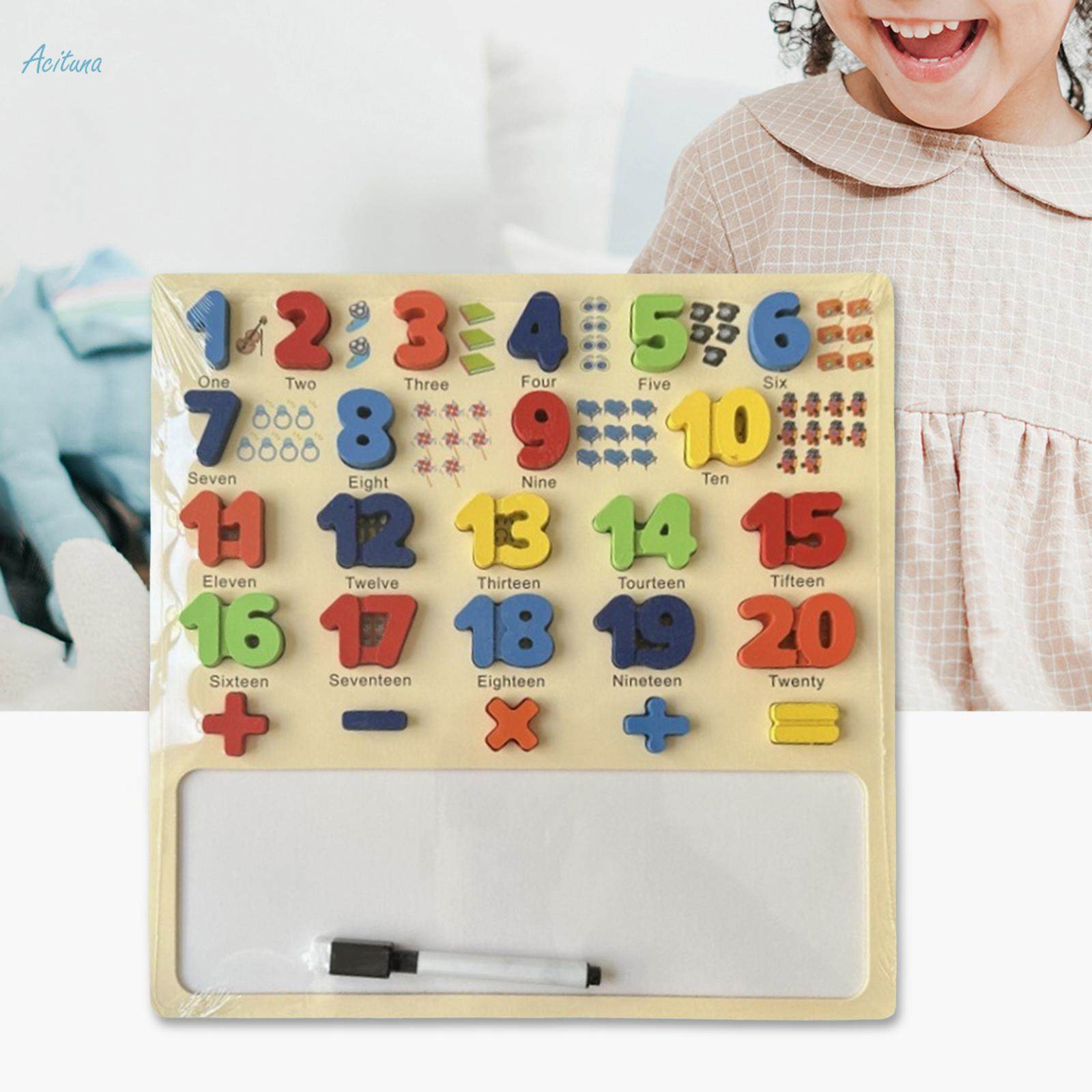 Wooden Number Puzzles Board Interactive Development Wood Pegged Puzzles ...