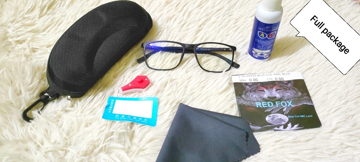 UV 420 ANTI BLUE CUT Lens Glass full package | Daraz.com.bd