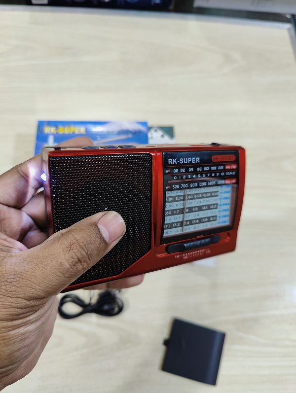 RK 9803 Bluetooth 9 Band FM Radio With USB TF Music Player | Daraz.com.bd