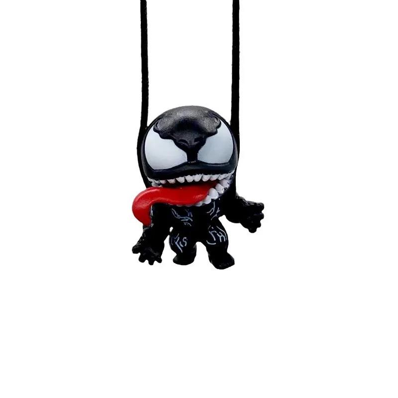 Venom Car Pendant Cartoon Venom Rearview Mirror Pendant cute Hanging ...