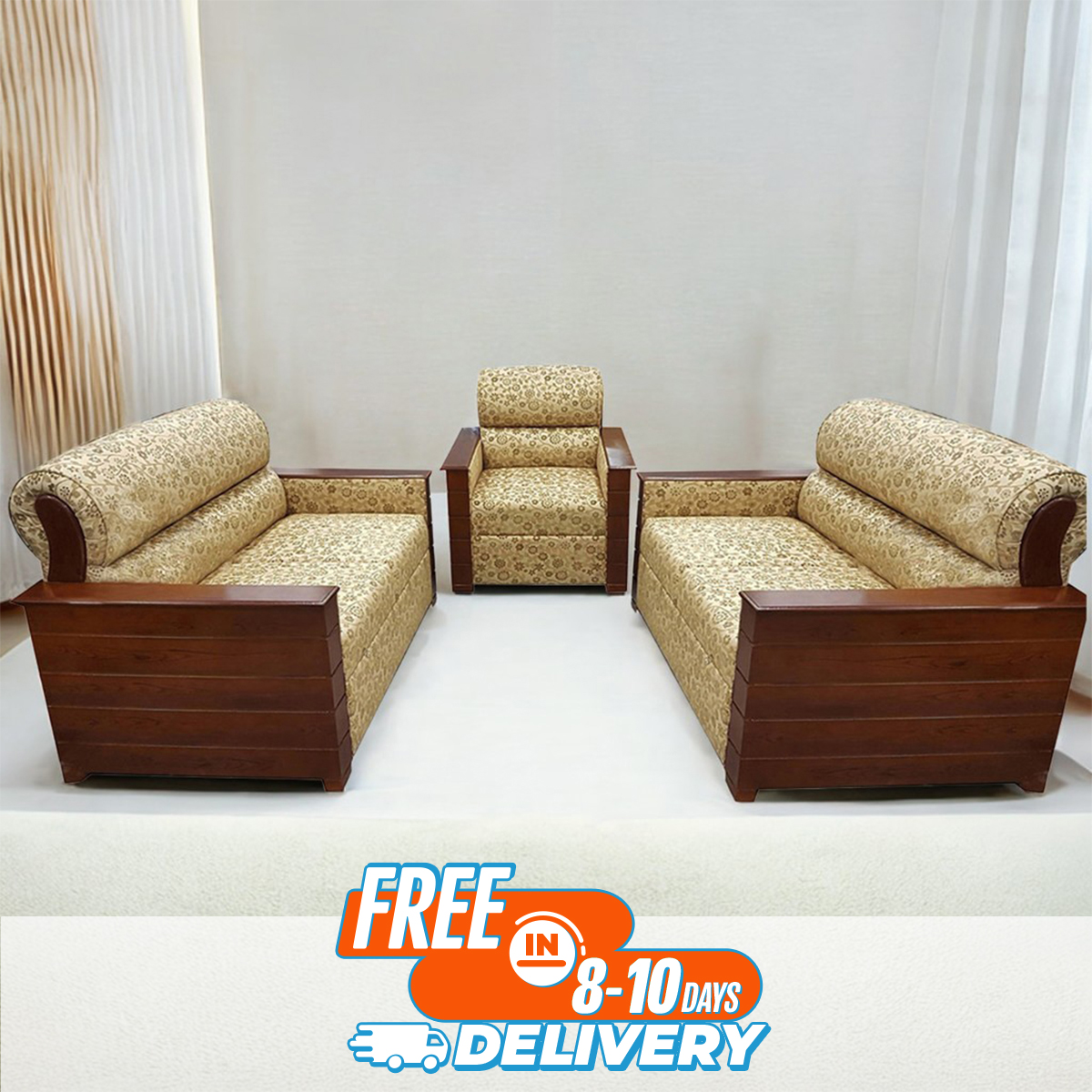 Malaysia Wood Sofa Set
