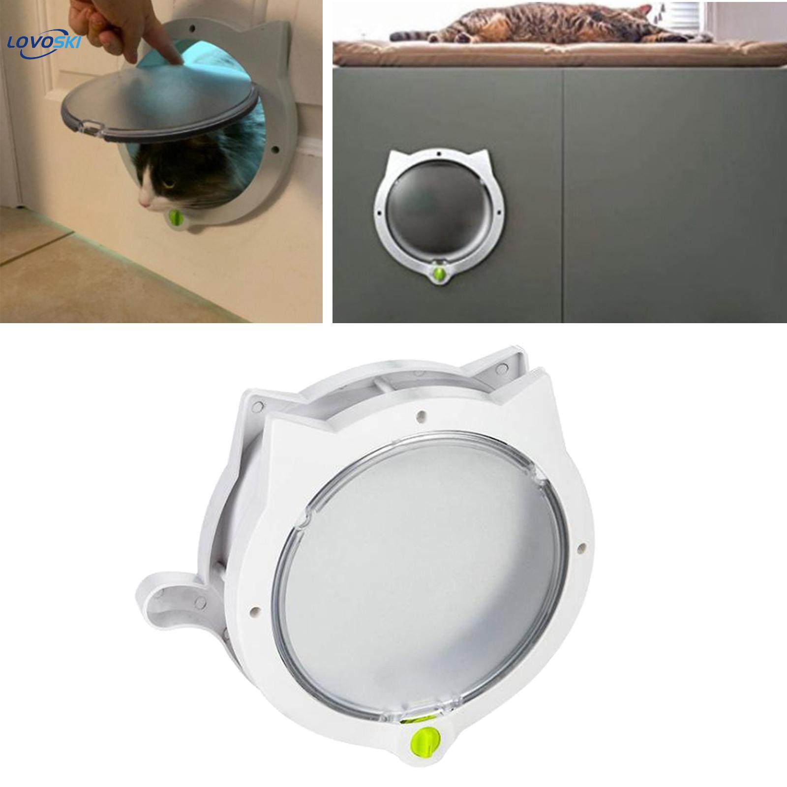 Cat Door for Pets with Locking Cat Flap for Interior Doors & Exterior ...