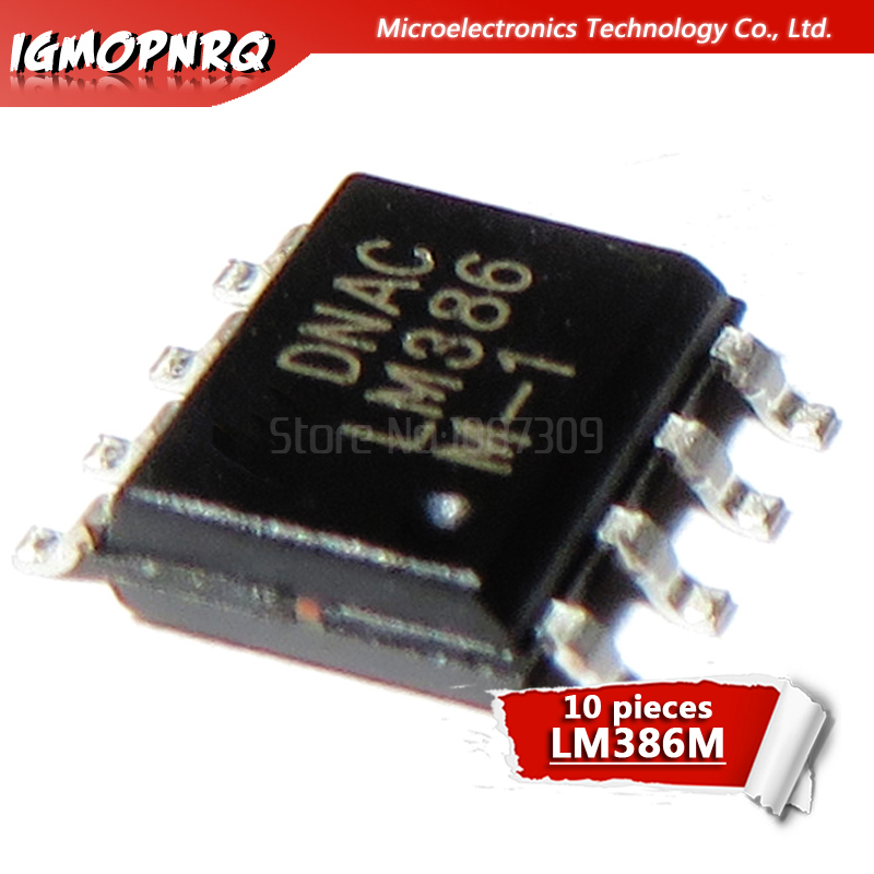 10pcs LM386M-1 SOP8 LM386M SOP LM386 SMD Low Voltage Audio Amplifier new and original | Daraz.com.bd