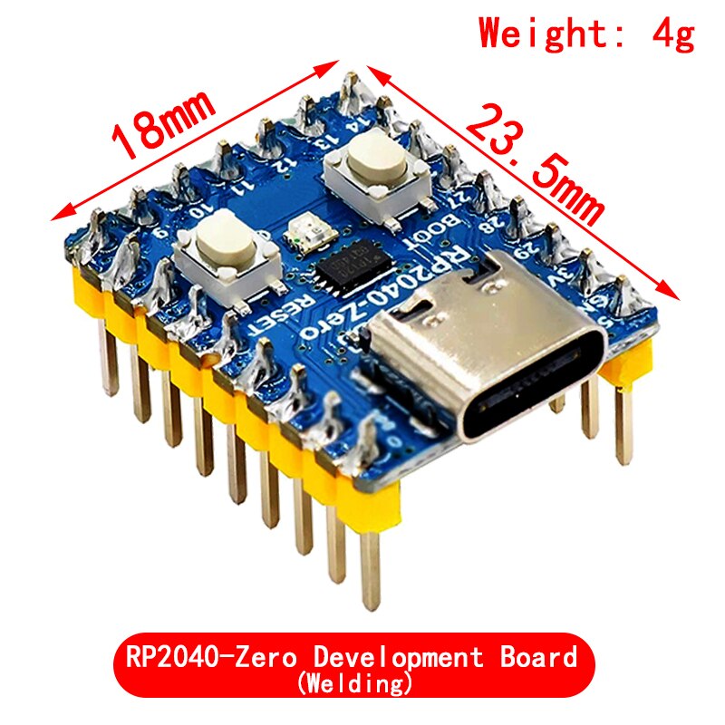 Original Raspberry Pi PICO development board module RP2040-Zero mini microcontroller dual-core ...