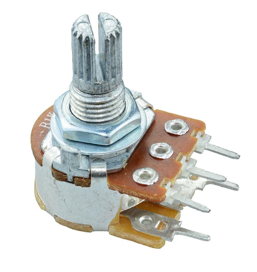 5pcs B100K 100K Ohm WH148 6Pin Linear Dual Rotary Potentiometer Pot ...