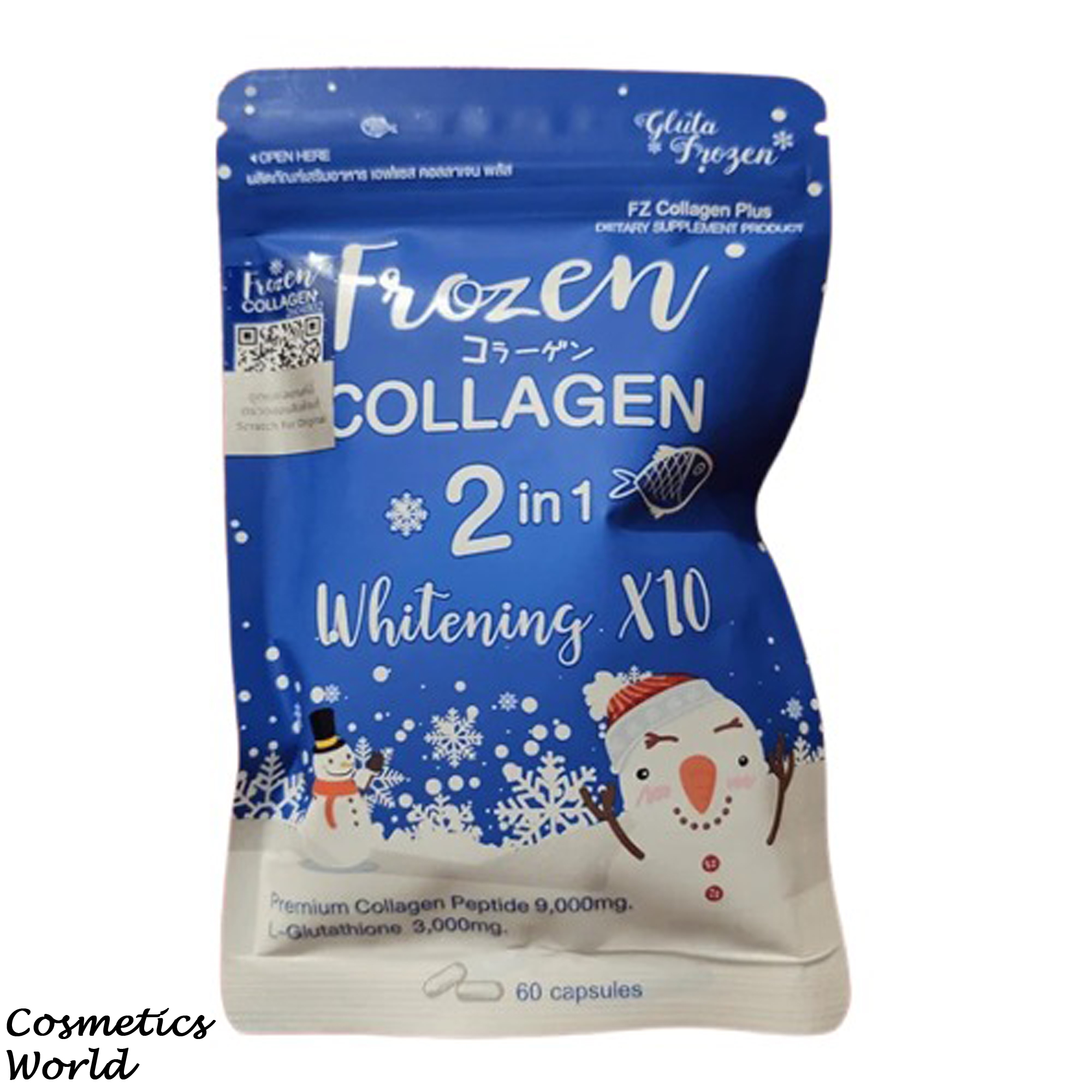 Frozen Collagen Whitening 2 In 1 Capsule - 60 Pcs (Thailand) | Daraz.com.bd