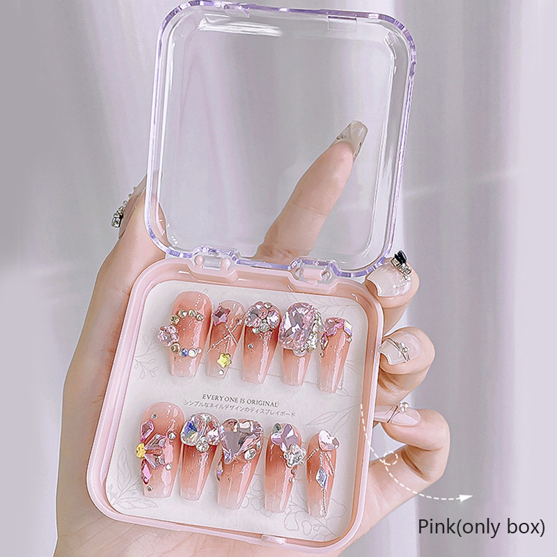Nail Art Container Box Portable Plastic Organizar Box Storage Box ...