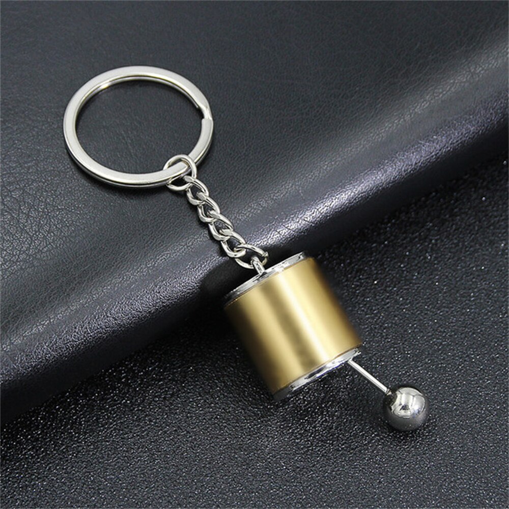 Metal Car Speed Gearbox Keychain Cool Men's Gear Head Keyrings Creative ...