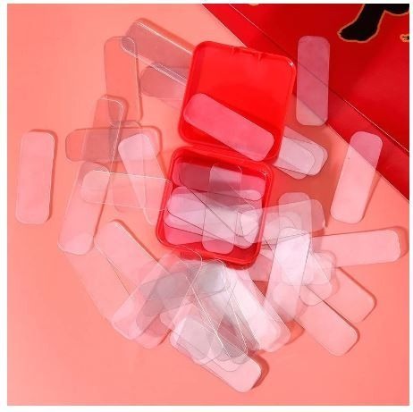 60pcs x Magic Sticker Acrylic Double Sided Adhesive Transparent ...