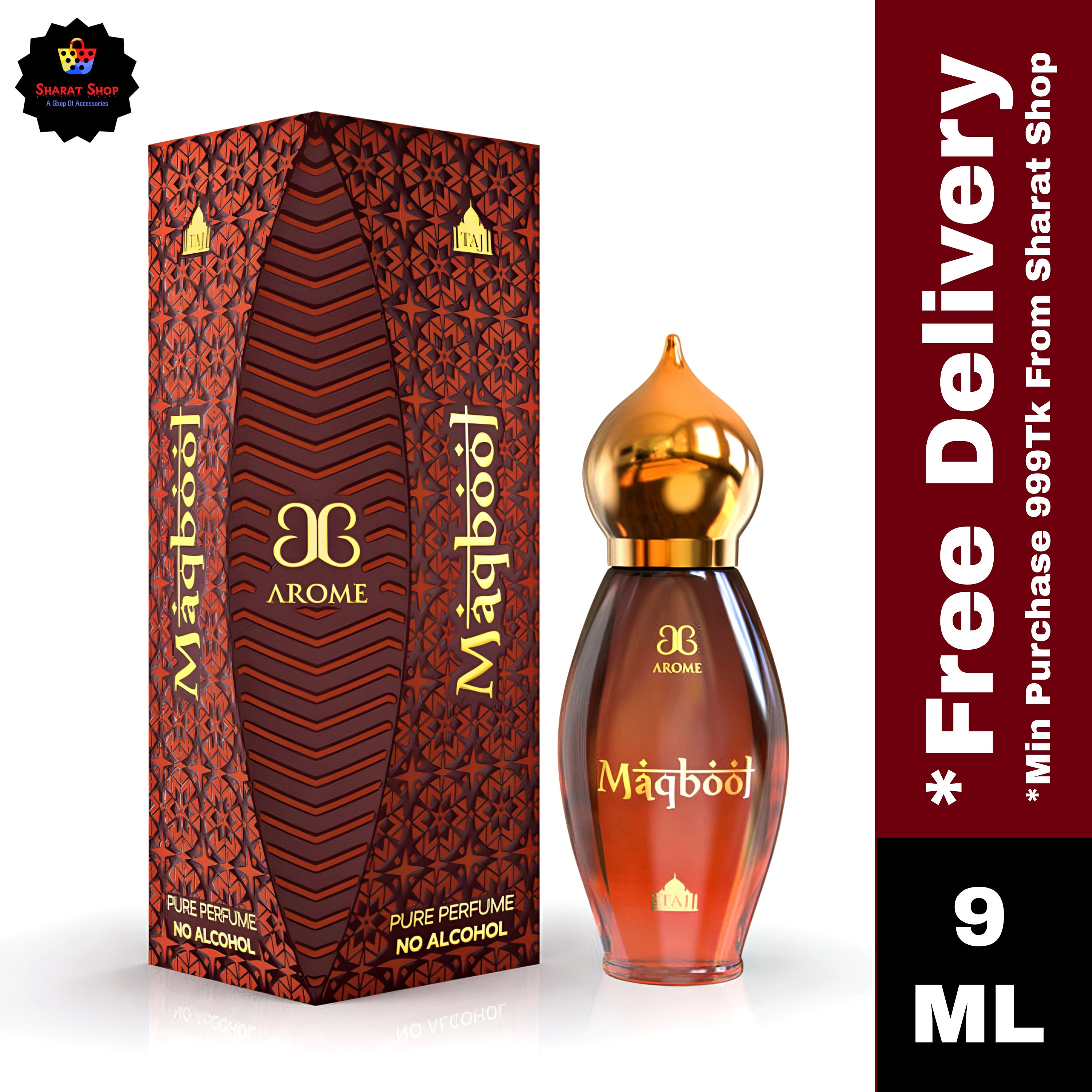 Arochem Maqbool Attar Taj Series Ator Luxurious Royal Perfume Oil - 9ML ...
