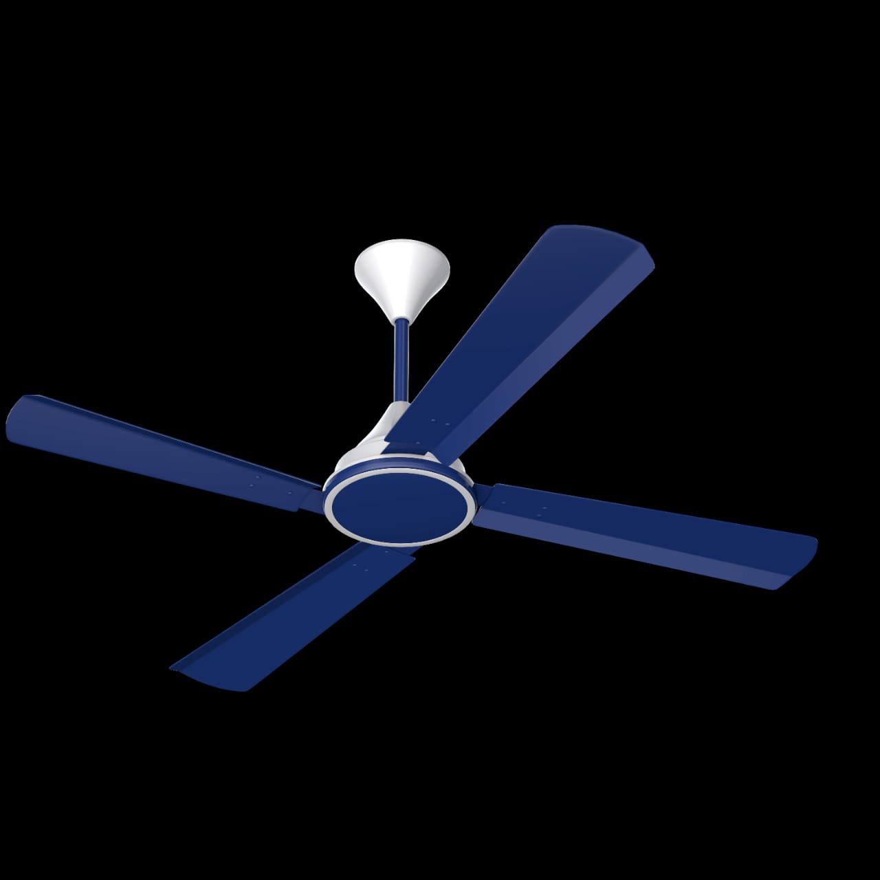 Conion Signature Ceiling Fan 56" 4 Blades Color Sparkling Blue 07 Years ...