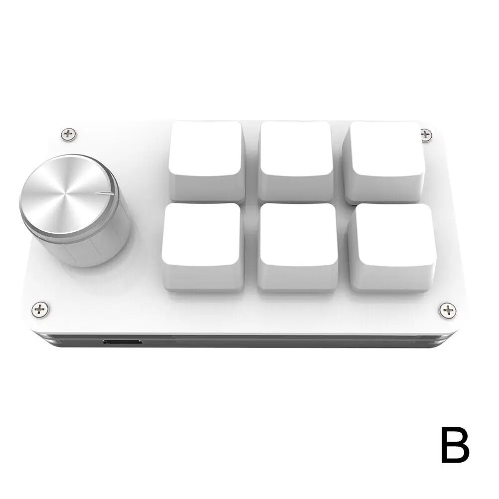 Programming Macro Custom Knob Keyboard RGB 3/6/12 Key Copy Paste Mini ...