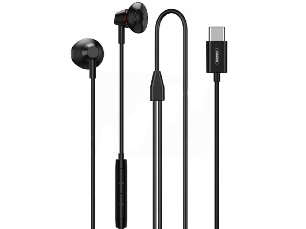 REMAX - RM-592 Wired Stereo Headphone For Calls & Music (Type-C)/Mega ...