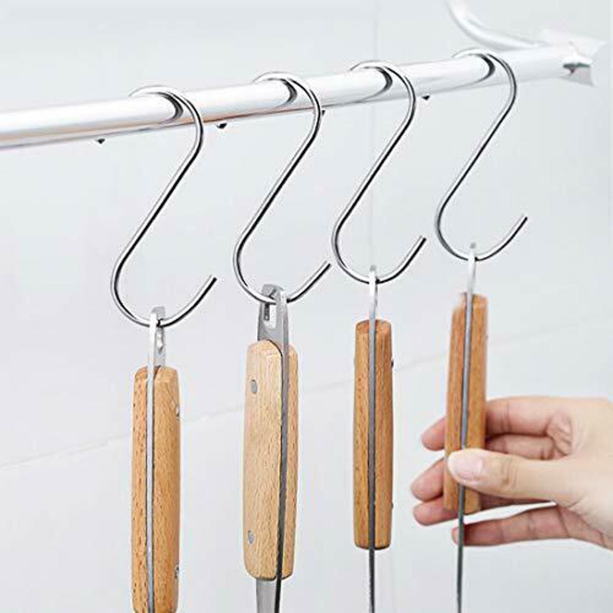 5Pc S Stainless Steel Hanger Hook For Kitchen Bathroom Bedroom Hooks ...