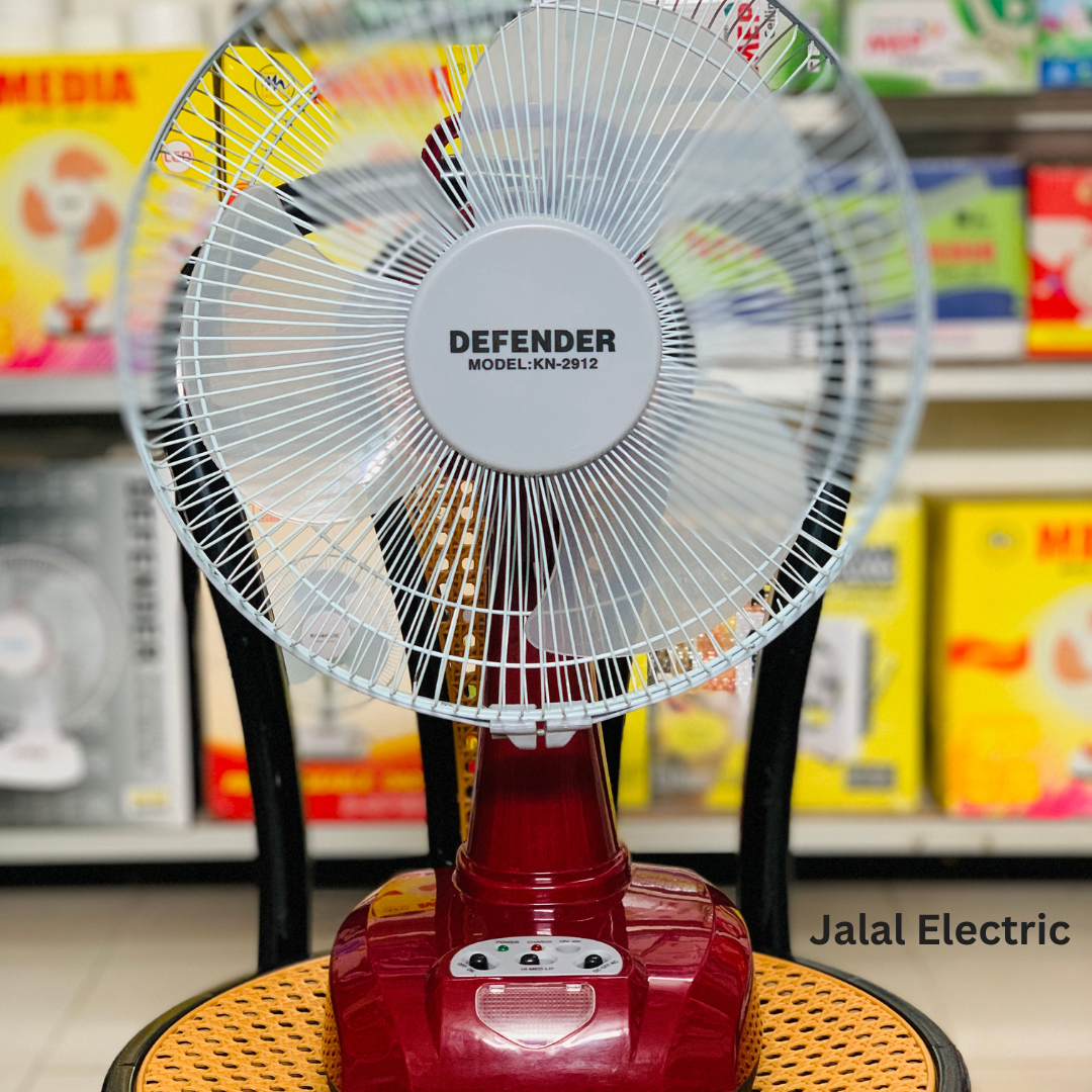 Defender Rechargeable Fan (12") 2912-7.0Ah bettery (High Quality ...