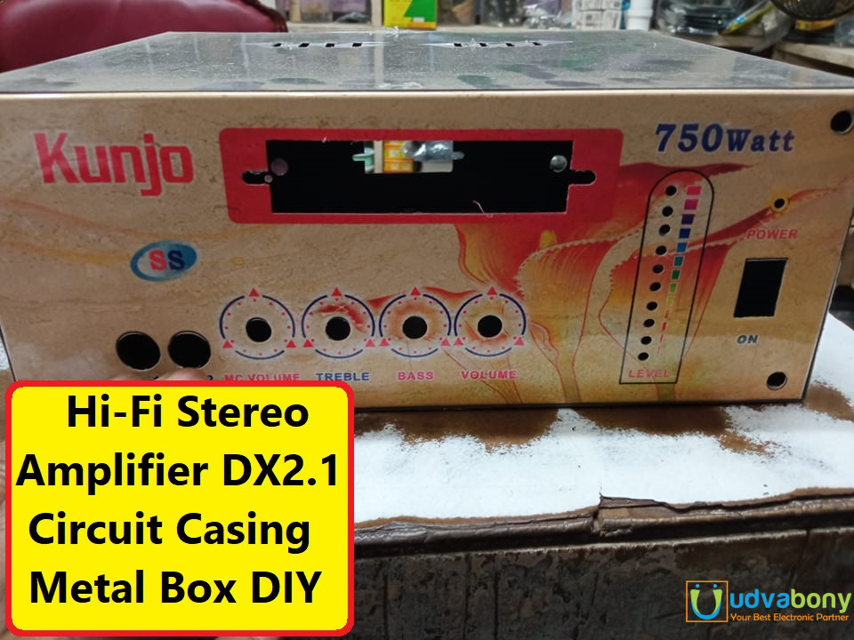 Hi-Fi Stereo Amplifier DX2.1 Circuit Casing Metal Box DIY | Daraz.com.bd