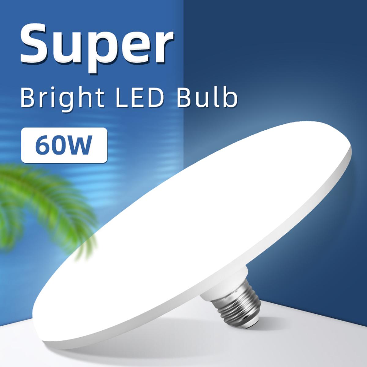 For Ultra Bright Led Flying Saucer UFO Light Bulb E27 20W 40W 50W 60W ...