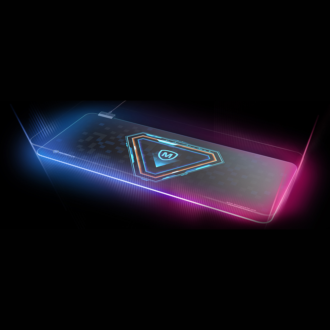 Micropack GP-800 Apollo RGB Gaming Mouse Pad. Featuring RGB Lighting ...