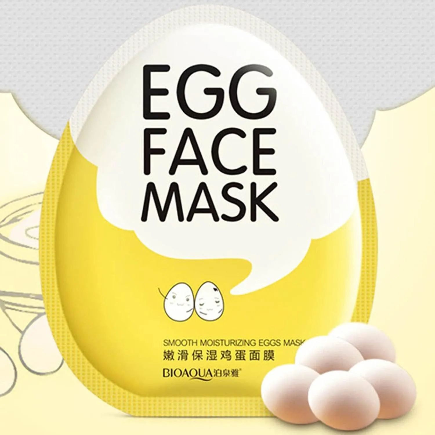 Bioaqua Egg Face Sheet Mask 25g (OA)