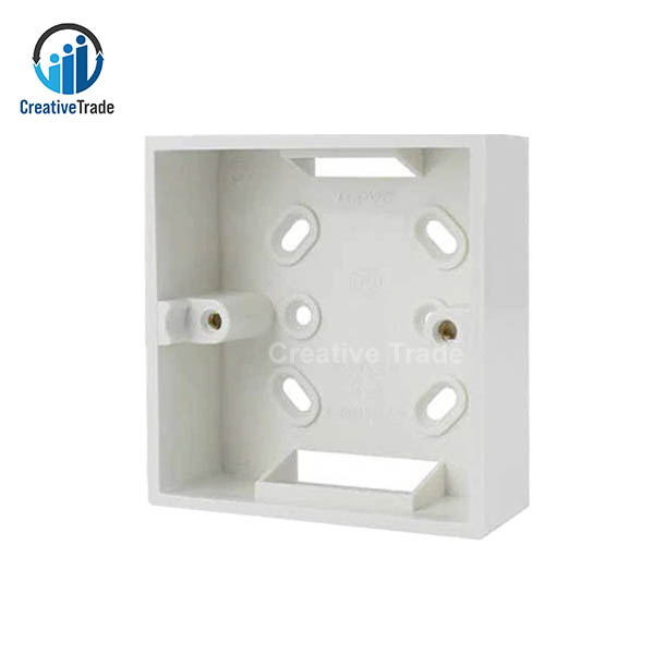 Single Gang PVC Back Box For Gang Switch, Gang Socket | Daraz.com.bd
