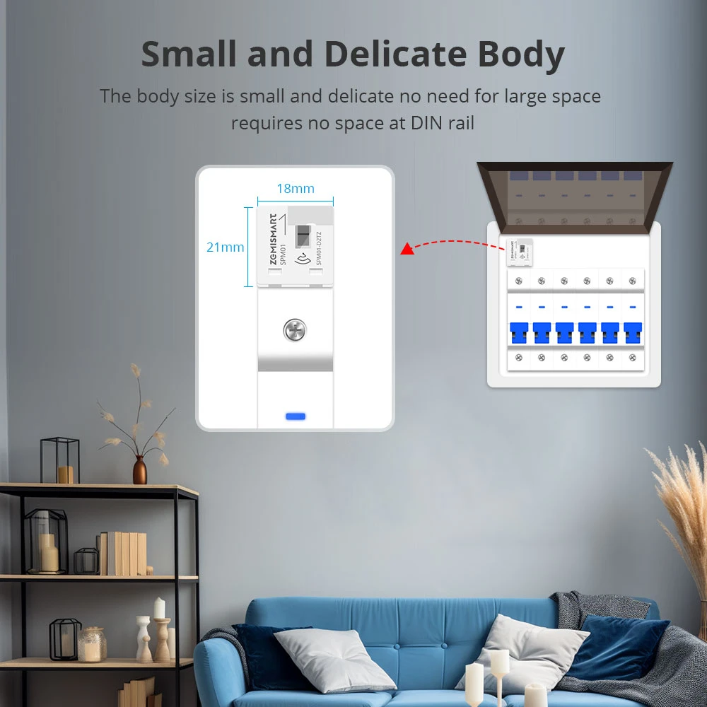 Zemismart Tuya Zigbee Real-time Smart Energy Monitor | Electric Energy ...