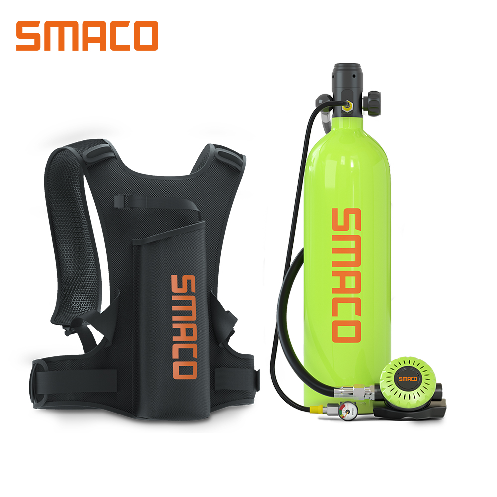 SMACO 2L Mini Scuba Tank Diving Underwater Breathing Mini Scuba Diving ...
