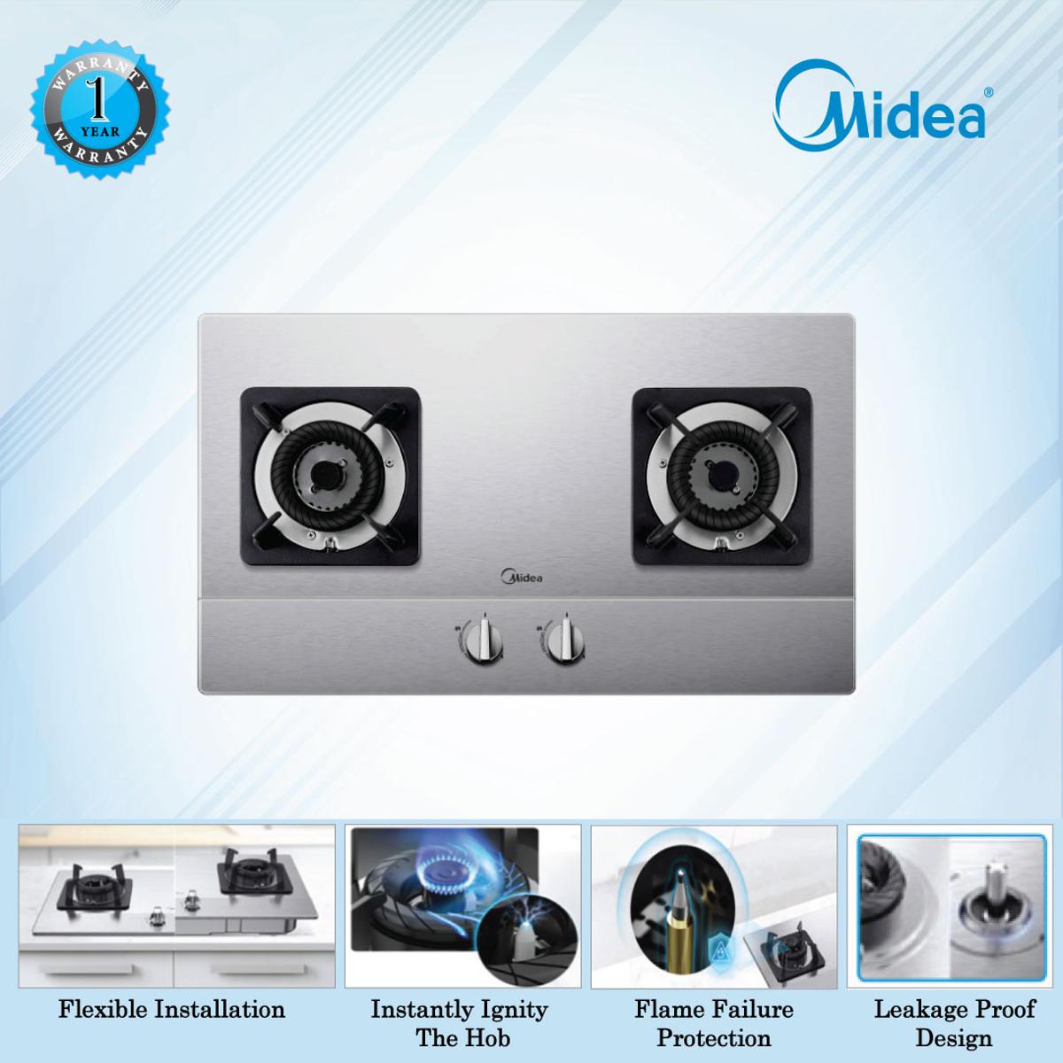 Midea High Quality Gas Burner Q216-NG Dual Flame Fully Mix Gas & O2 ...