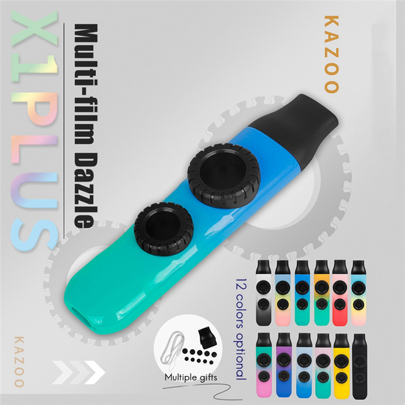 Double-Film Professional Performance ABS Kazoo, Blue White | Daraz.com.bd