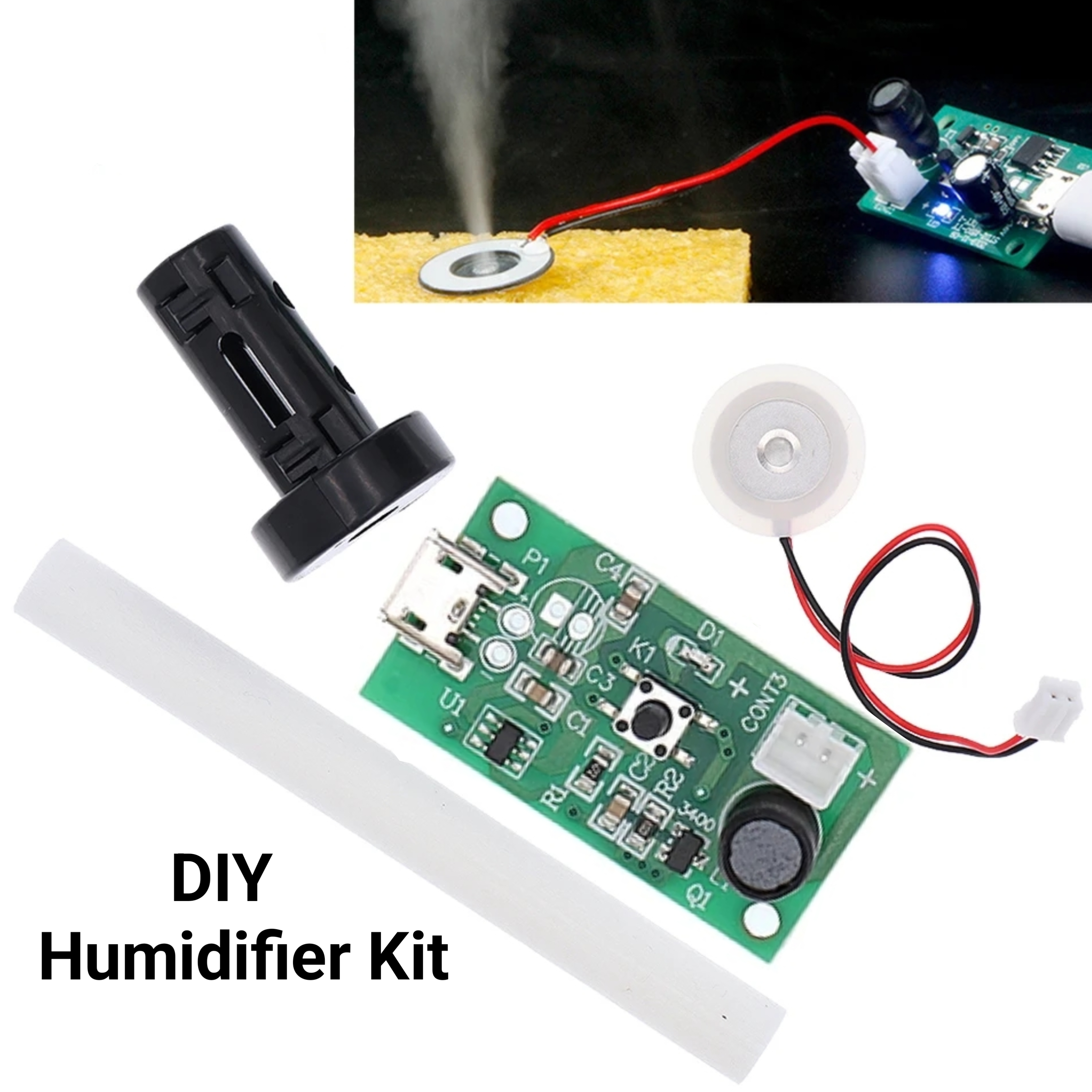 Usb Mini Humidifier Diy Kits Mist Maker And Driver Circuit Board Fogger