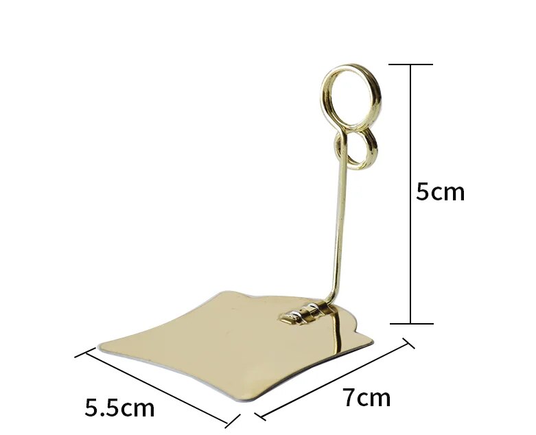 Metal Price Tag Label Clip Table Top Number Snap Food Name Card Sign ...