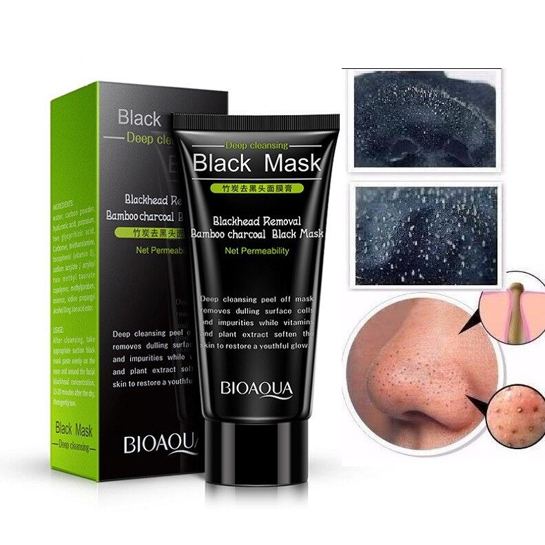 Bioaqua Bamboo Charcoal Blackhead Mask - 60g | Daraz.com.bd