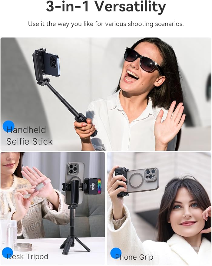 Ulanzi JJ02 Extendable Grip Phone Tripod with Remote M004