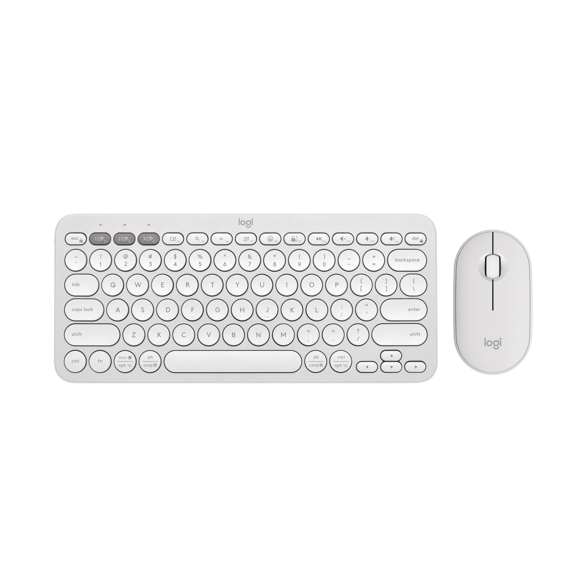 Logitech Pebble 2 Combo, Wireless Keyboard and Mouse, Quiet and ...