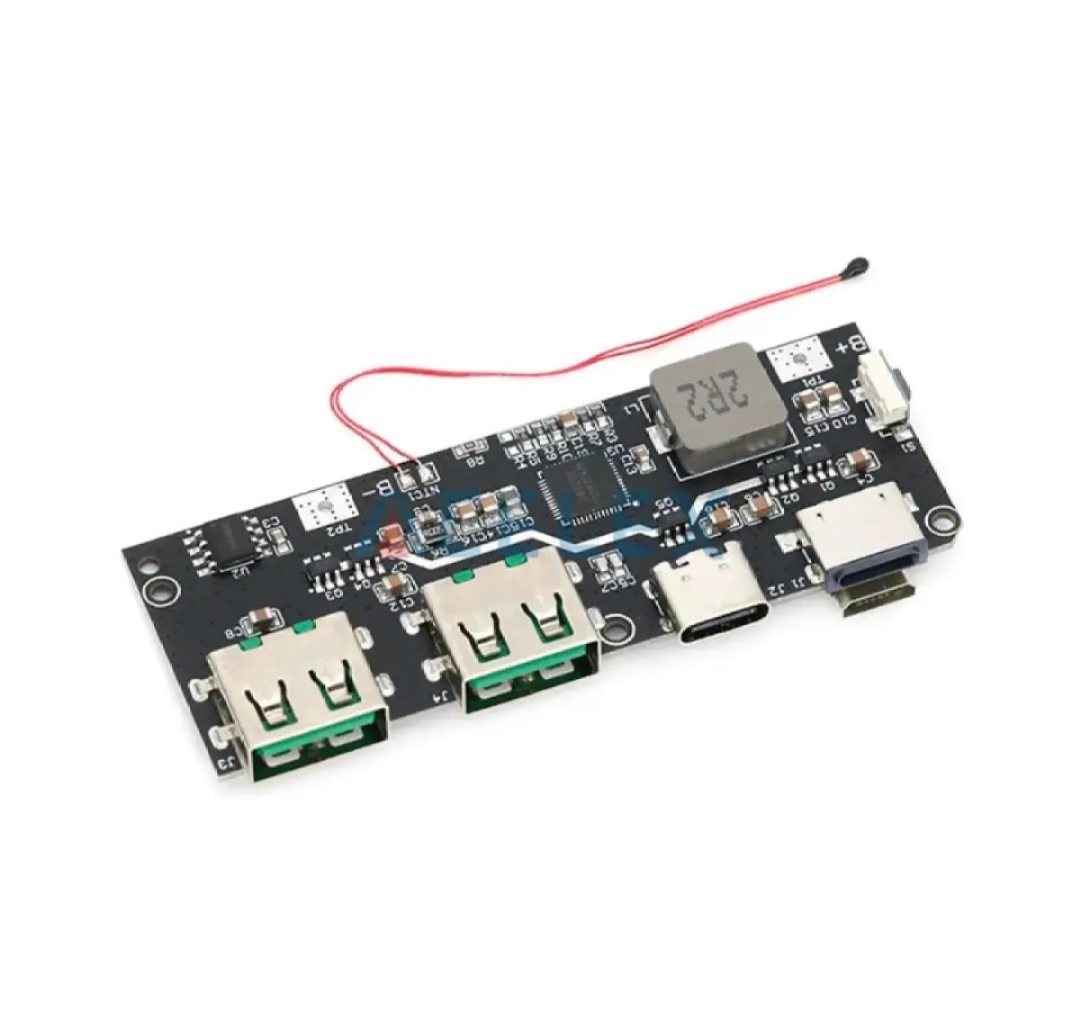 IP5328P Dual USB Power Bank Module Type-C 3.7V to 5V 9V 12V Step up ...