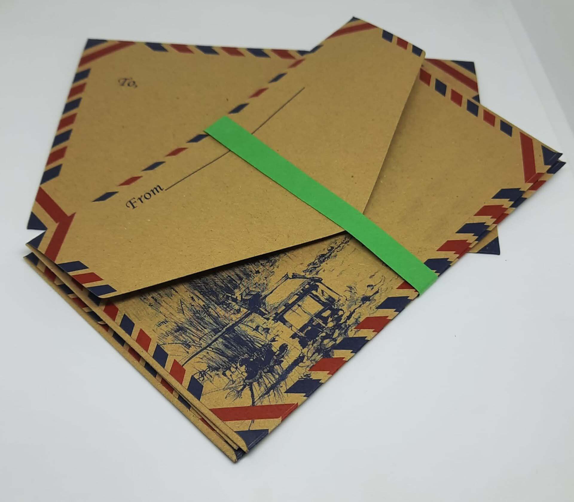 Post Office Craft Paper Message Envelope Kham Letter Kham Gift Kham ...