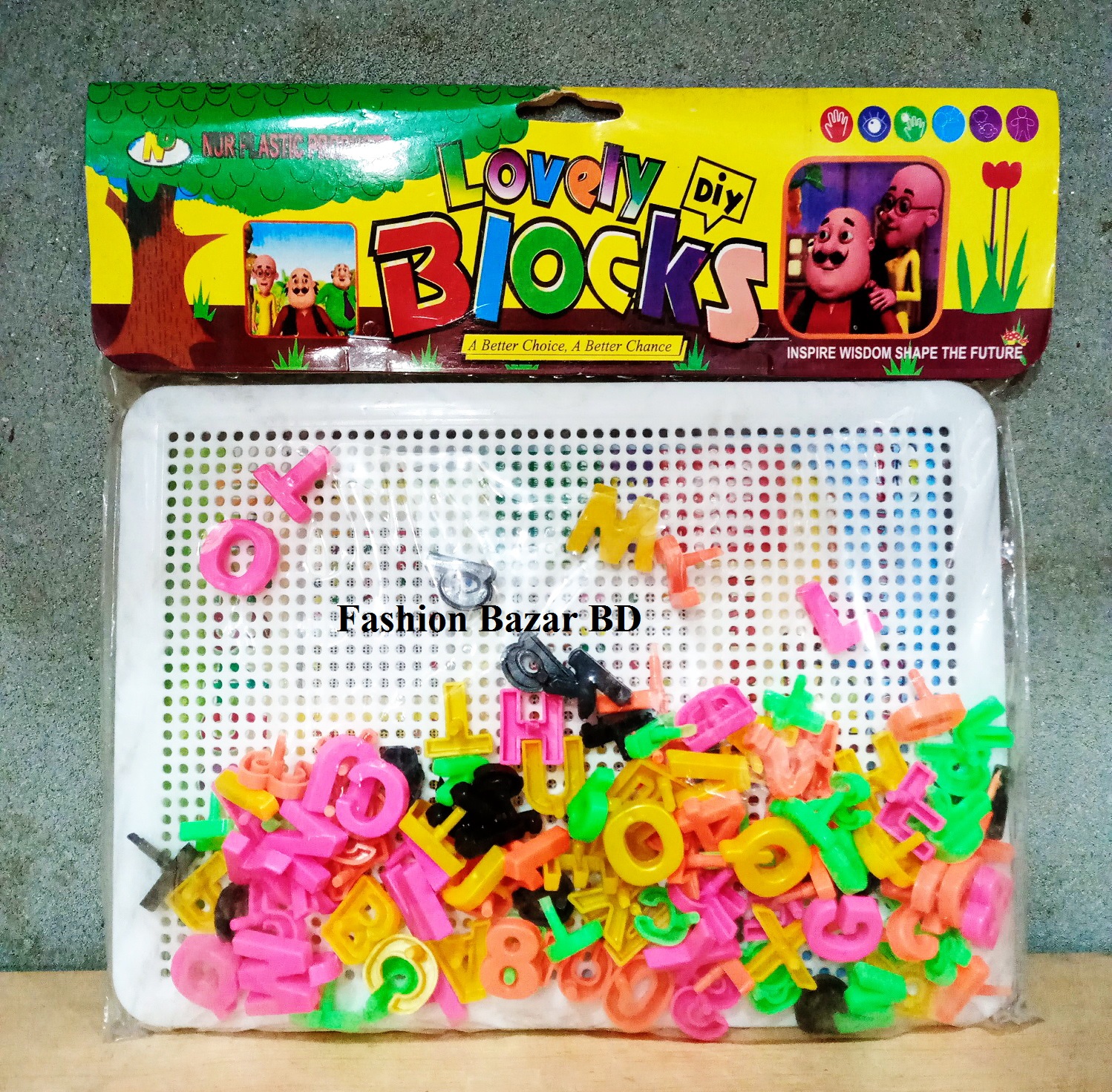 Educational letter block puzzle - English Alphabet & Number | Daraz.com.bd