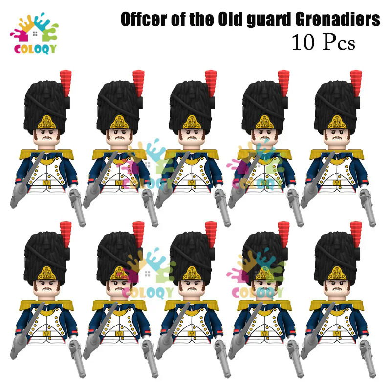 【selevn roind】Napoleonic Wars Soldiers Building Blocks WW2 Mini Action ...