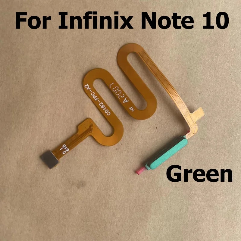 Original For Infinix Note 10 X693 Home Button Fingerprint Touch ID ...