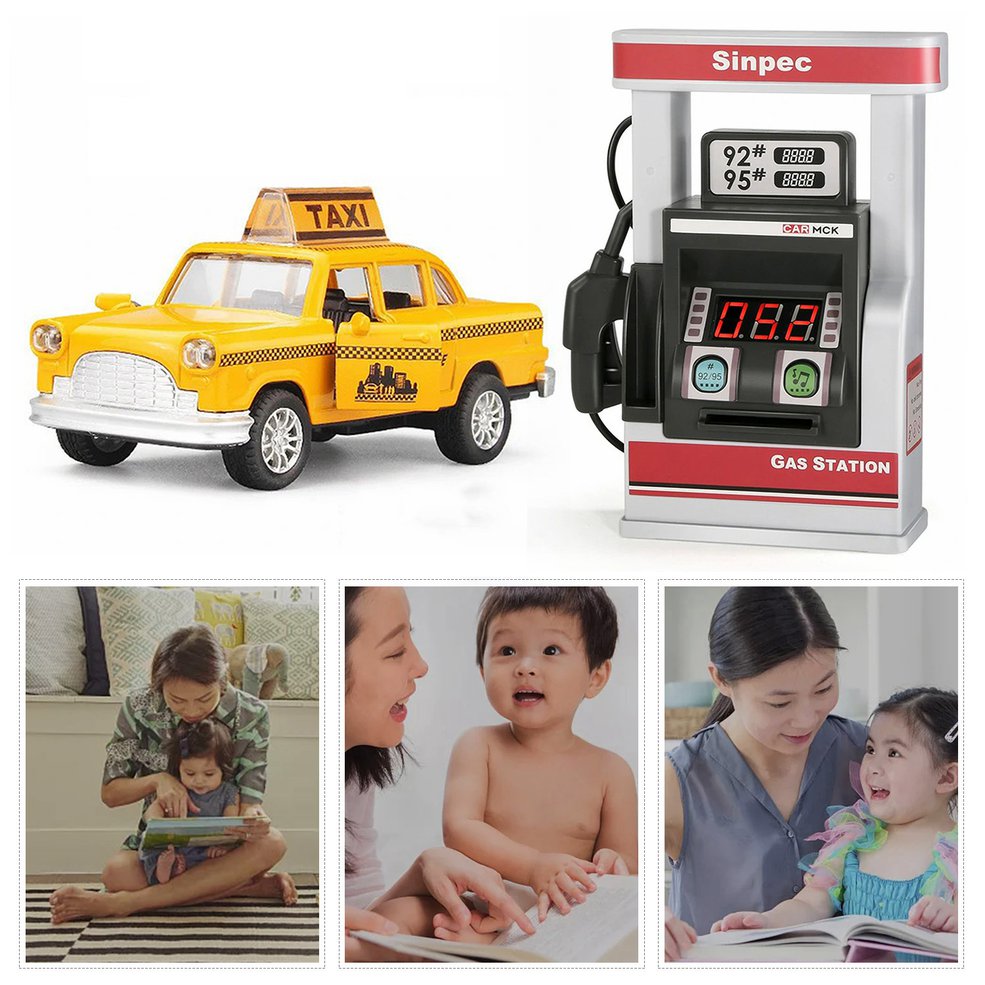 【Atoztide Store】Children's Gas Simulation Car Swiping Card Automatic ...