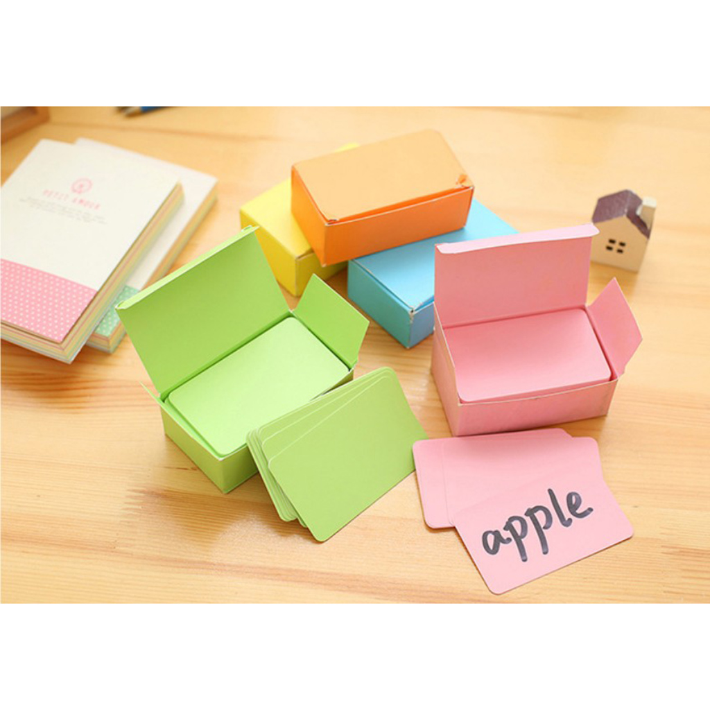 Paper Blank Index Flash Cards DIY Greeting Quick Message, 90 Sheets ...