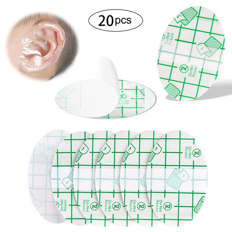20psc Swimming Cover Caps Waterproof Ear Protector Baby Swimming Ear ...