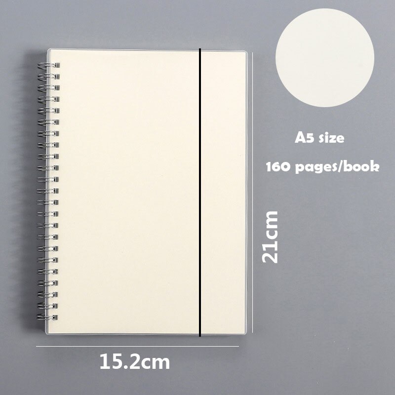 Kraft Paper A5 A6 B5 Spiral Notebook Office Supplies Drawing Sketch ...