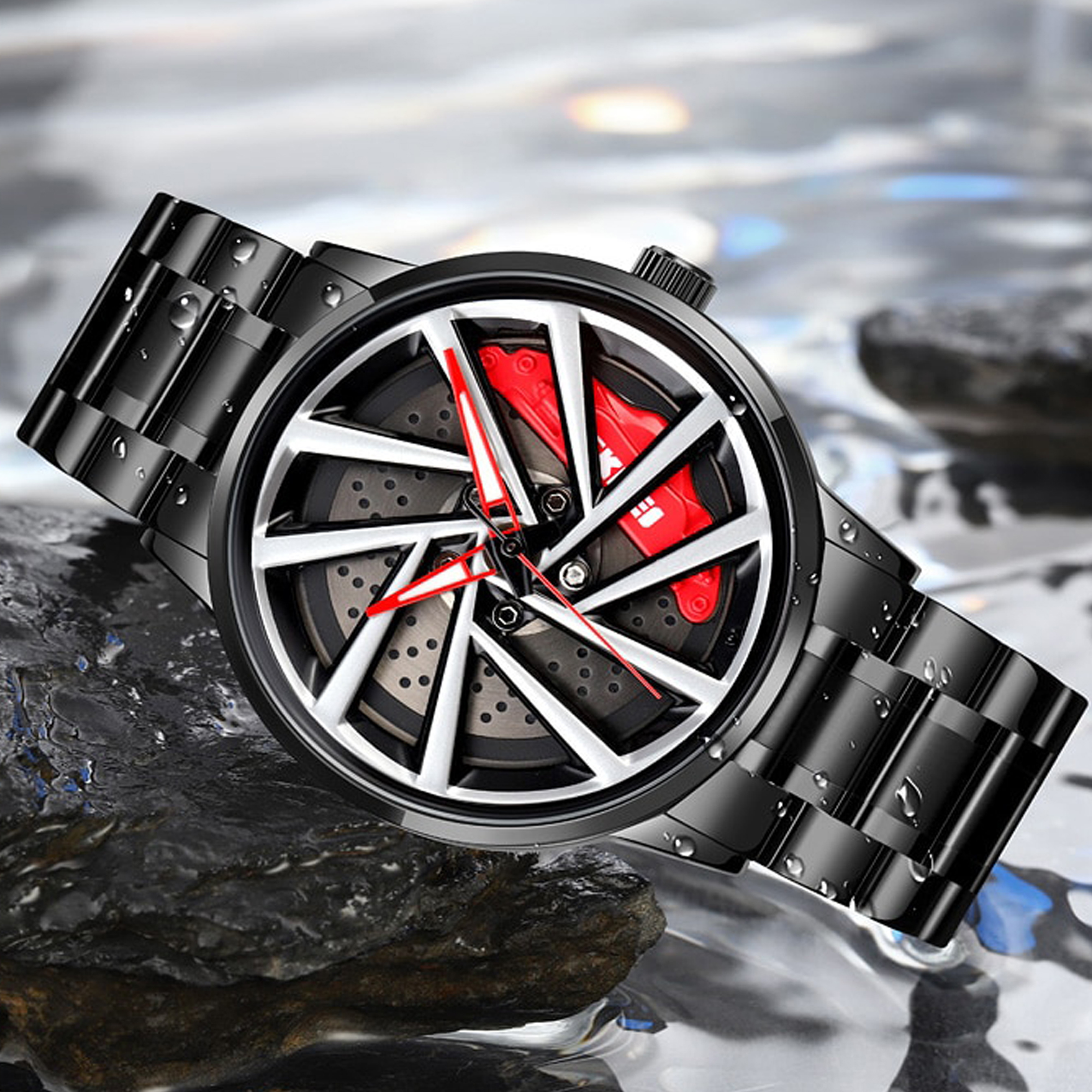 SKMEI 1990 Creative Design Rotation Dial Watch for Men