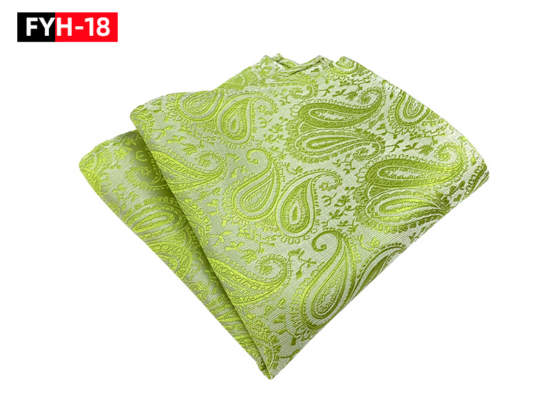 Men's Luxury Polyester Yarn Handkerchief Paisley Suit Pocket Square 25 ...